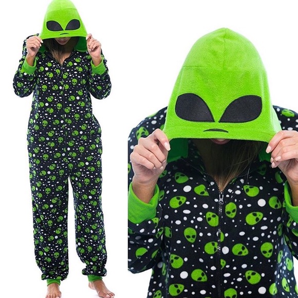 Urban Outfitters | Pants | Festival Unisex Space Alien Adult Hooded ...